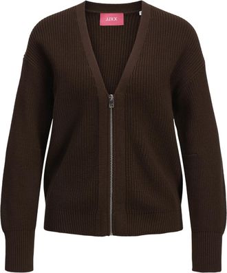 Jack & Jones Womens JXELIZA LS Twist Cardigan Knit NOOS Strickjacke, Demitasse, M