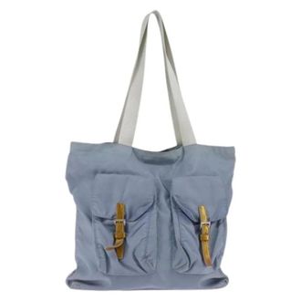 Prada Pre-owned Nylon Tote Bag - - Pre-owned - Damen - Blau - ONE SIZE