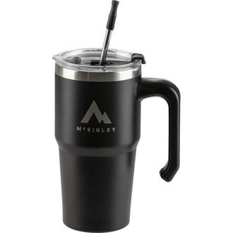 McKinley Trinkbeh&auml;lter Becher Thermo 0,6L Strohhalm
