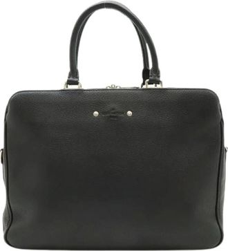 Louis Vuitton Pre-owned Armand Taurillon Leather Briefcase - Femme - Pre-owned - Noir - Taille: ONE Size
