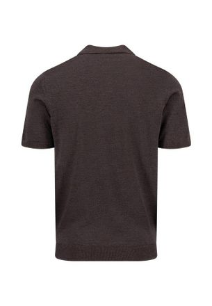 Fynch-Hatton Polokragenpullover Sommershirt mit Stickerei