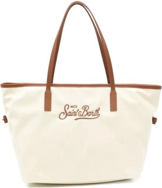 MC2 Saint Barth Femme, Sacs, Blanc, Taille: ONE Size Tote Bags