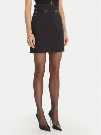 Elisabetta Franchi Minirock GO-167-61E2-V320 Schwarz Regular Fit