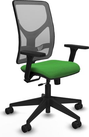 Piqueras y Crespo Schreibtischstuhl, verstellbare Armlehne, h&ouml;henverstellbare Lendenwirbelst&uuml;tze, ausgestattet mit Syncro/Traslack und Schneideschaum, mit Rollen von 65