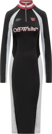 Off-white Femme, Robes, Multicolore, Taille: 38 FR Serena Midi Dress