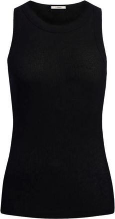 12 Storeez débardeur côtelé - Noir