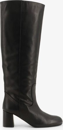 ATP Atelier Black leather boots - ATP ATELIER - gender_Woman