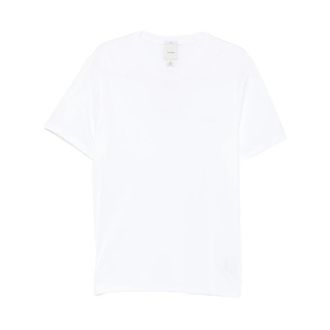 Calvin Klein Slim Fit T-Shirt mit Logo-Patch - - Tops - Herren - Wei&szlig; - S