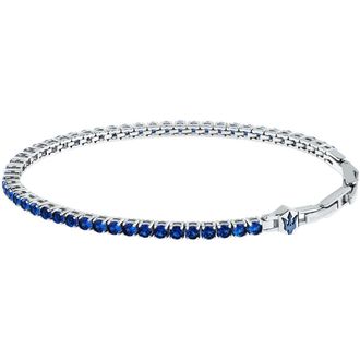 Maserati Bracelet en acier et zircon