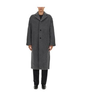 S&eacute;fr Homme, Manteaux, Brun, Taille: L Single-Breasted Manteaux