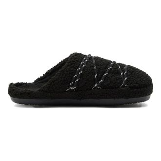 Moon Boot Teddy Schn&uuml;r-Hausschuhe - - Shoes - Damen - Schwarzk - 38 EU