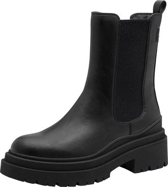 Tamaris Damen Stiefel Vegan schwarz 39