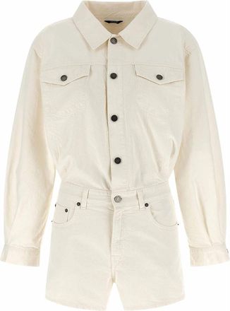 Haikure Jumpsuit - Wei&szlig;