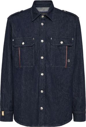 Billionaire Boys Club Homme, Chemises, Bleu, Taille: XL Denim Shirt LS