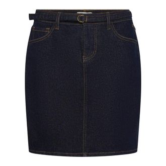 Cream Denimrock - - Skirts - Damen - Blau - 2XL