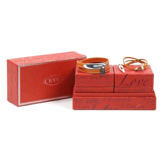 Tod's Lederarmband mit Silberne Schloss