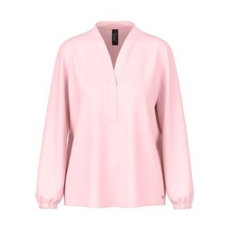 Marc Cain Blouse ample d&eacute;contract&eacute;e - Femme - Blouses et Chemises - Rose - Taille: 44 FR