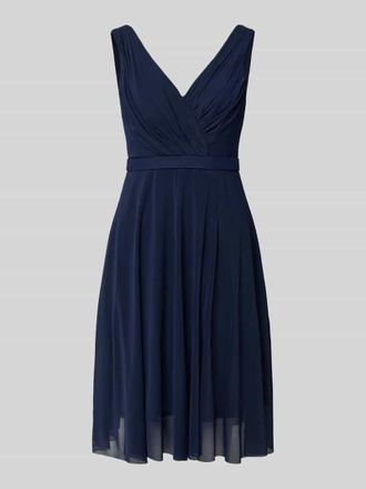 Troyden Collection Cocktailkleid mit V-Ausschnitt