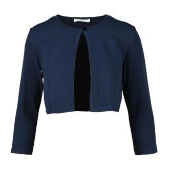 Charlott Kurze Strickjacke - - Knitwear - Damen - Blau - M