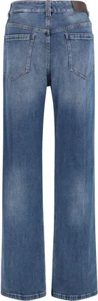 Brunello Cucinelli Womens Blue Cotton Relaxed Fit Jeans Clothing