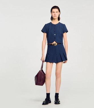 Sandro Kurzes Top mit Knöpfen