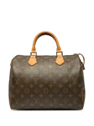 Louis Vuitton sac à main monogrammé Speedy 30 (1999) - Marron