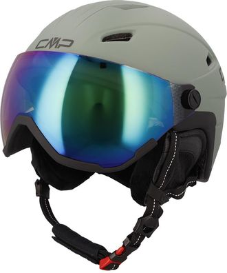 F.lli Campagnolo Skihelm Wa-2 mit Visier, Unisex-Erwachsene, 38B4677 (Musk, XL)
