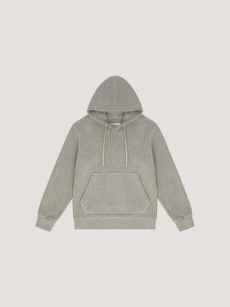 Circolo 1901 Ribbed hoodie Assenzio ribbed wool / M