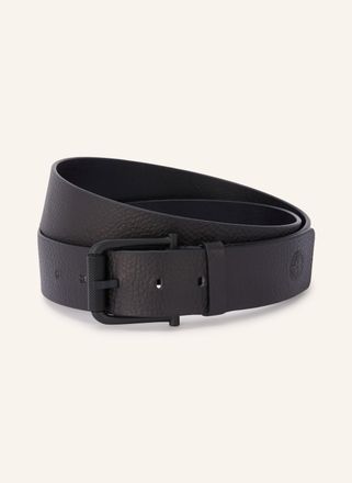 Stone Island Lederg&uuml;rtel schwarz