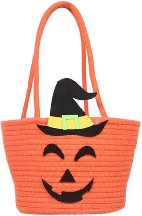 BESPORTBLE POPETPOP Sacs fourre-tout pour friandises dHalloween : sacs à bonbons et friandises dHalloween, fourre-tout dépicerie avec poignées pour les friandise