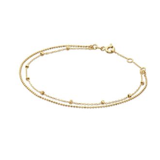 Jackie Gold Armband - Marco Polo 585 Gold Armband - Gr. ONE SIZE - in Gold - f&uuml;r Damen