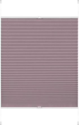 Gardinia Plissee ohne Bohren, Zum Klemmen, Blickdicht, Falt-Rollo zur Verdunklung, Sichtschutz, Verstellbar von 6 mm - 30 mm, Greta, Perlmuttrosa, 100 x 130 cm