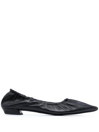 Proenza Schouler ballerines &agrave; fronces - Noir
