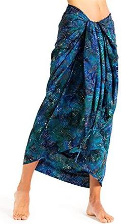 Panasiam Sarong B204 blue green, L