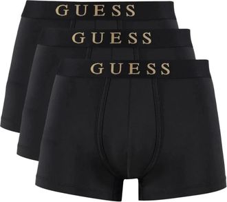 Guess Homme, Sous-v&ecirc;tements, Noir, Taille: L Tripack Boxer Cotton Stretch