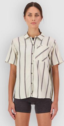 Mons Royale At Merino Funktionsshirt bone stripe