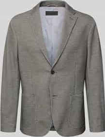 Pierre Cardin Slim Fit 2-Knopf-Sakko mit Strukturmuster