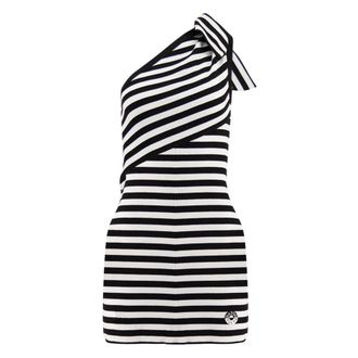 Patou Femme, Robes, Multicolore, Taille: 42 FR Robe asym&eacute;trique &agrave; rayures