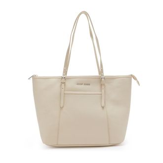 Joop Beige Kunstleder Shopper Tasche - - Bags - Damen - Beige - ONE SIZE