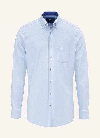 Fynch-Hatton Fynch-Hatton Flanellhemd Regular Fit blau