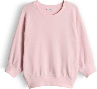 OPUS Sweatshirt Sweatshirt aus BCI Cotton mit weichem Griff Weite Passform, elastische Rippb&uuml;ndchen, Pull-on