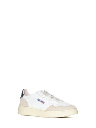 Autry Mens Sneakers Medalist White Leather Suede Calf Trainers