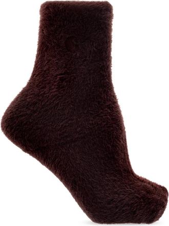 Carhartt Work in Progress Maine Logo Socken - - Underwear - Damen - Rot - ONE SIZE