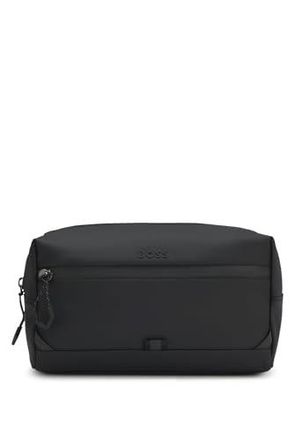 BOSS Stenson_washbag 10252396 01, Sac de Lavage Hommes, Noir, Breite: 2 cm, L&auml;nge: 19 cm, H&ouml;he: 10 cm
