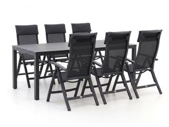 Bellagio la vita attrattiva Bellagio Lugo/Menzano 220cm dining tuinset 7-delig