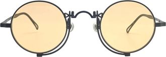 Matsuda Homme, Accessoires, Noir, Taille: ONE Size 10601H Round Lunettes de soleil
