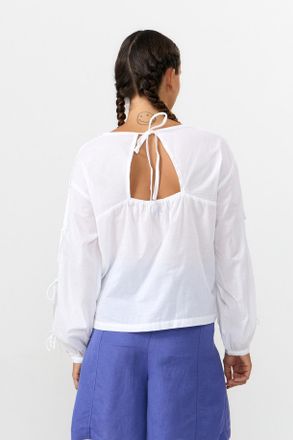 Suite13lab Damen vegan Bluse Xubia Wei&Atilde;Y