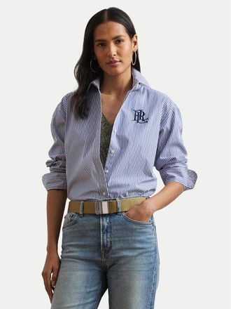 Lauren Ralph Lauren Hemd 200932539001 Blau Relaxed Fit