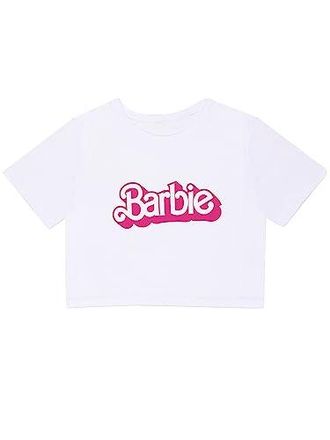 BARBIE T-Shirt Femme | Crop Top Femme | Ete Top Court | Blanc M