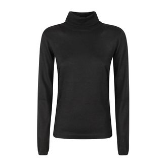 Brunello Cucinelli V-Ausschnitt Kaschmirpullover - - Knitwear - Damen - Schwarzk - M